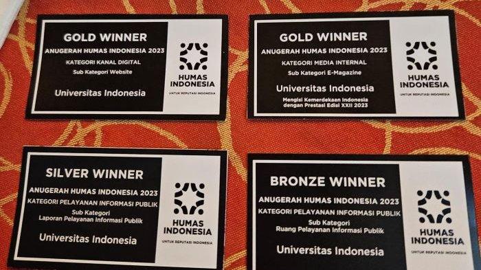 Tercipta Sinergi Kuat, UI Raih 4 Penghargaan di Anugerah Humas ...