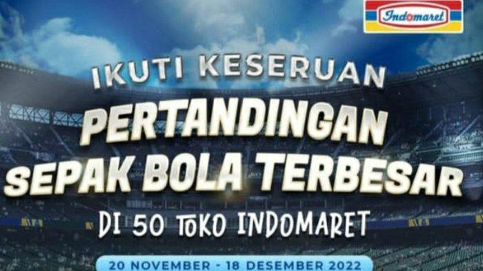 50 Toko Indomaret Gelar Nonton Bareng Piala Dunia 2022, Ini Lokasinya - Tribunnewsdepok.com