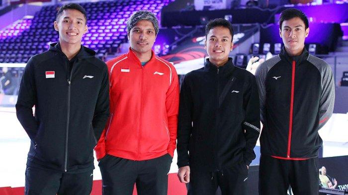 Irwansyah Pelatih Kepala Tunggal Putra Berikan Evaluasi ke Ginting, Jojo, Shesar dan Chico ...