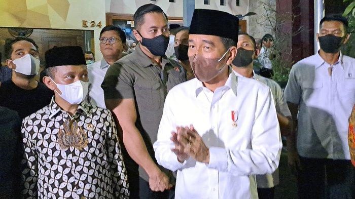 Presiden Joko Widodo Barengan Jusuf Kalla Melayat ke Rumah Duka Ferry Mursyidan Baldan ...