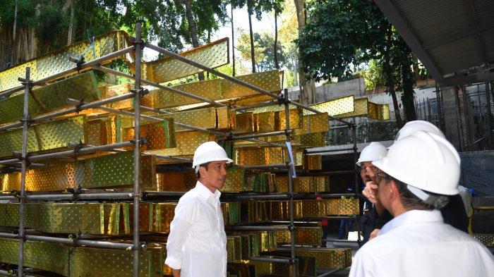 Presiden Jokowi Periksa Pembuatan Bilah Sayap Garuda Istana Presiden di ...