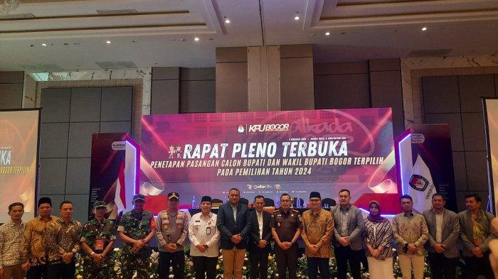 KPU Kabupaten Bogor Tetapkan Rudy Susmanto-Jaro Ade Sebagai Bupati Bogor Terpilih di Pilkada ...