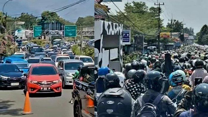 Arus Lalu Lintas Normal, Polisi Kembali Berlakukan Dua Arah di Puncak Bogor - Tribunnewsdepok.com