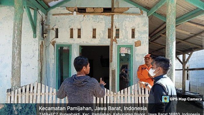 Dampak Gempa Sukabumi, 65 Rumah Warga di Bogor Rusak - Tribunnewsdepok.com