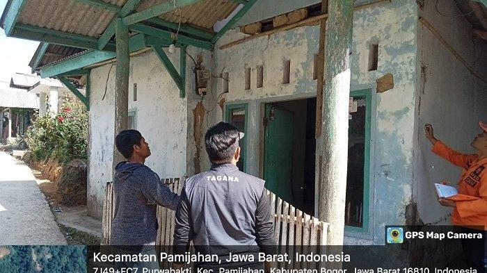 Dampak Gempa Sukabumi, 65 Rumah Warga di Bogor Rusak - Tribunnewsdepok.com