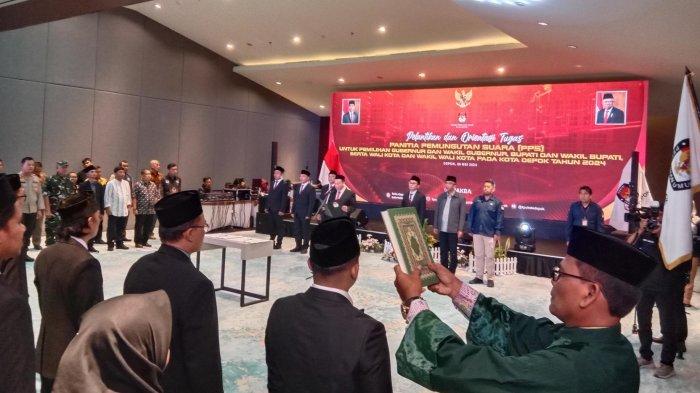 189 PPS Pilkada 2024 Dilantik, KPU Kota Depok Pastikan Bebas dari Anggota Partai Politik ...