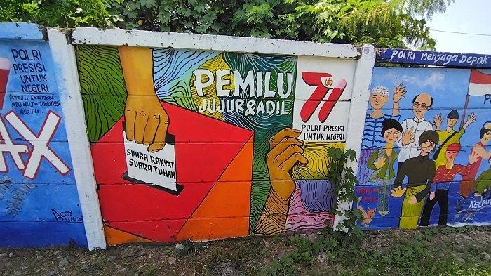 Ramai Ajakan Pemilu Damai 2024 Melalui Mural, Pengamat Politik UI ...