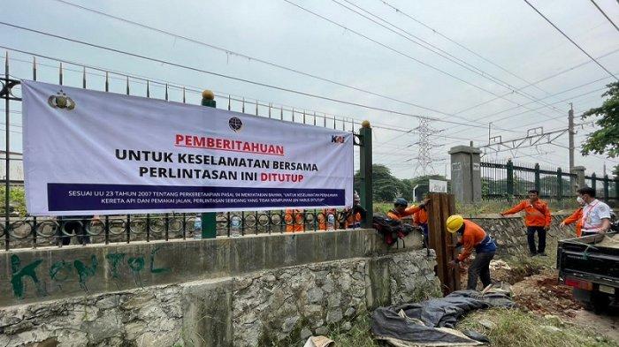 PT KAI Tutup 6 Perlintasan Liar Rawan Kecelakaan, Dua di Antaranya Ada di Bojonggede ...