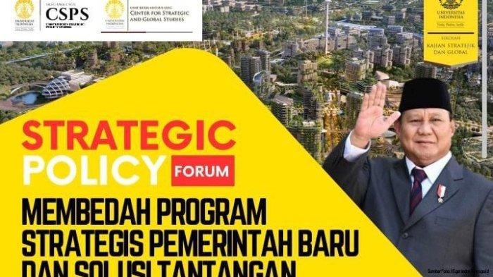 Peneliti UI Bahas 8 Isu Strategis untuk Pemerintahan Prabowo-Gibran - Tribunnewsdepok.com