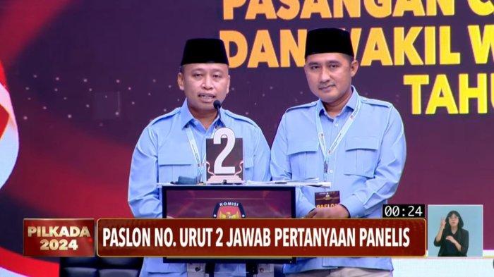 Debat Kedua Pilkada Depok, Supian-Chandra Ucapkan Selamat Hut Ke-79 Korps Brimob ...