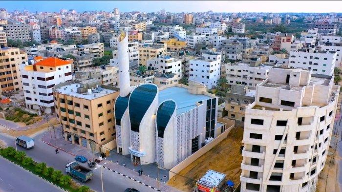 Masjid Syekh Ajlin Palestina Karya Ridwan Kamil Mulai Beroperasi ...