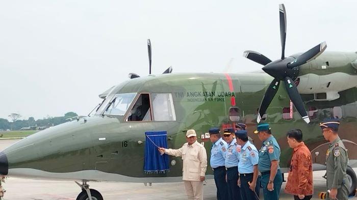 Pesawat Canggih NC212i Bisa untuk Operasi Militer Perang, Menhan Prabowo Ungkap Hal ini ...