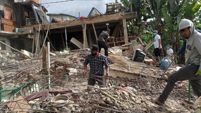Gempa Bumi di Cianjur, 163 Rumah Warga di 28 Desa dan 7 Kecamatan di Kabupaten Bogor Rusak ...