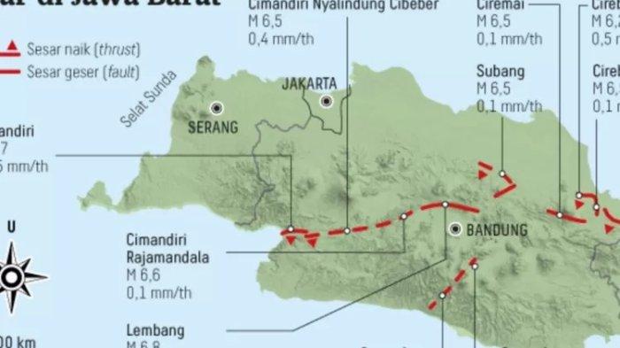 Ini Penjelasan BMKG Soal Sesar Garsela yang Jadi Penyebab Gempa di Bandung, Patahan Paling Aktif ...