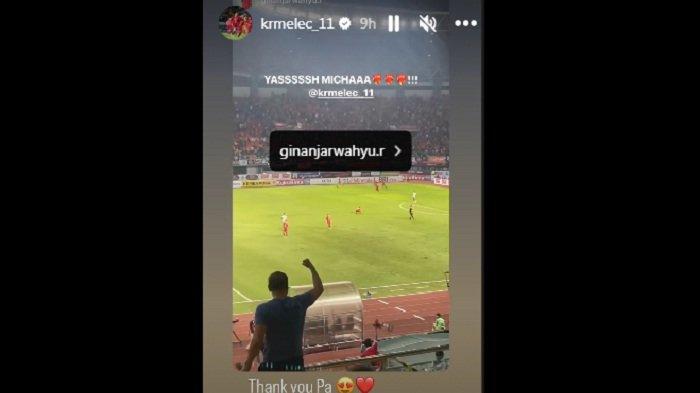 Thomas Doll Saksikan Laga Persija Vs Persib dari Tribun Penonton, Girang Saat Krmencik Cetak Gol ...