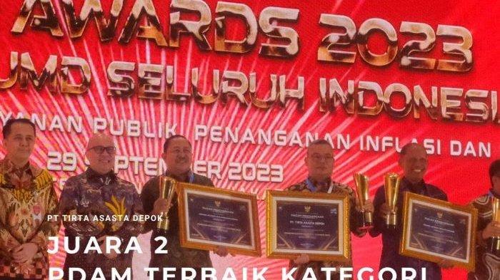 Tirta Asasta Depok Juara 2 PDAM dalam BUMN Awards 2023, Mohammad Idris Juga Raih Penghargaan ...