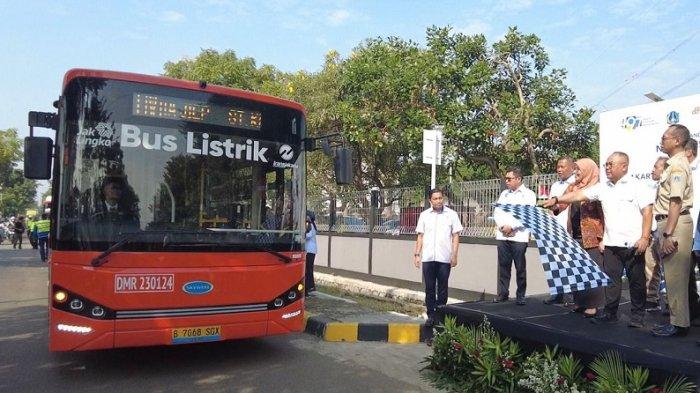 Bus Listrik Transjakarta Bakal Disiapkan untuk Rute Baru Stasiun ...