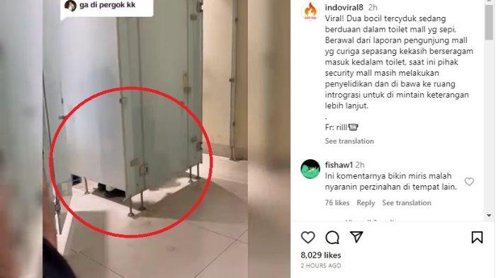 Di Hari Anak Nasional, Remaja Terciduk Mesum di Toilet Mall - Tribunnewsdepok.com