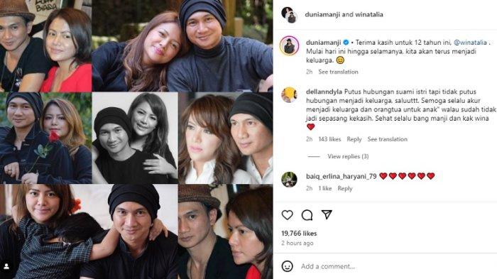 Setelah 12 Tahun Bersama, Anji Umumkan Sudah Bercerai dari Wina Natalia - Tribunnewsdepok.com