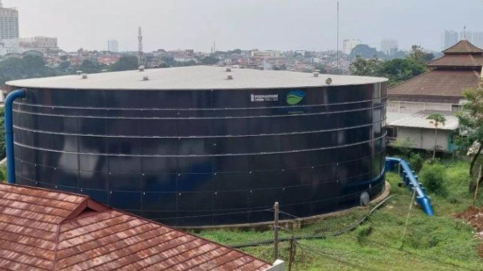 PT Tirta Asasta Depok Uji Coba Water Tank Berkapasitas 10.000 m3 ...