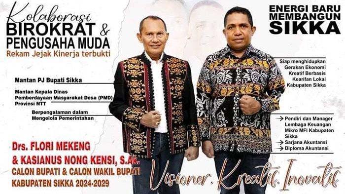 Pilkada Sikka 2024, Pasangan Independen Flory-Ken Deklarasi Hari Ini - Tribunflores.com