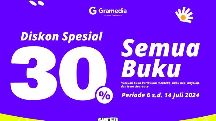 Yuk ke Gramedia Maumere, Ada Diskon 30 Persen Semua Buku dan Promo ...
