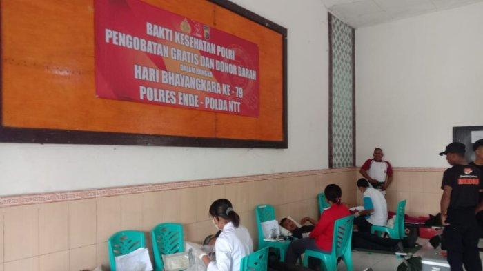 Polisi di Ende NTT Sumbang 31 Kantong Darah untuk Masyarakat ...
