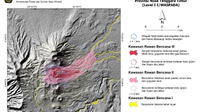 BREAKING NEWS: Gunung Inelika di Bajawa Utara Ngada Naik Status ke ...