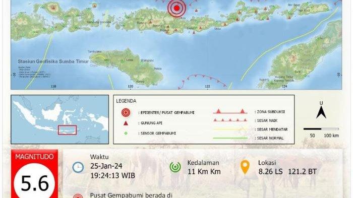 BREAKING NEWS: Gempa 5,6 SR Guncang Flores NTT - Tribunflores.com