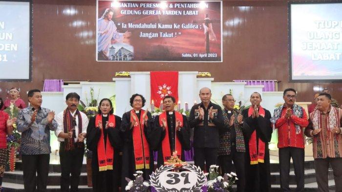 Gubernur NTT Resmikan Gedung Gereja Yarden Labat, Edison: Kami Semua ...
