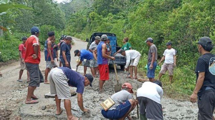 Motor Jatuh dan Mobil Terbalik di Jalan Provinsi, Warga Rana Mbata dan ...