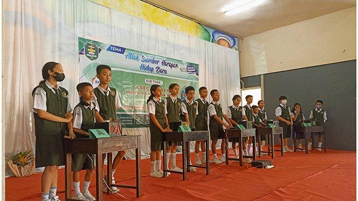 SMPK Frateran Ndao Ende Gelar Bulan Kitab Suci Nasional - Tribunflores.com