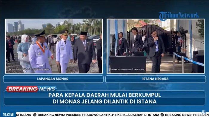 LINK LIVE STREAMING Presiden Prabowo Lantik 481 Kepala Daerah di Istana Negara Jakarta ...