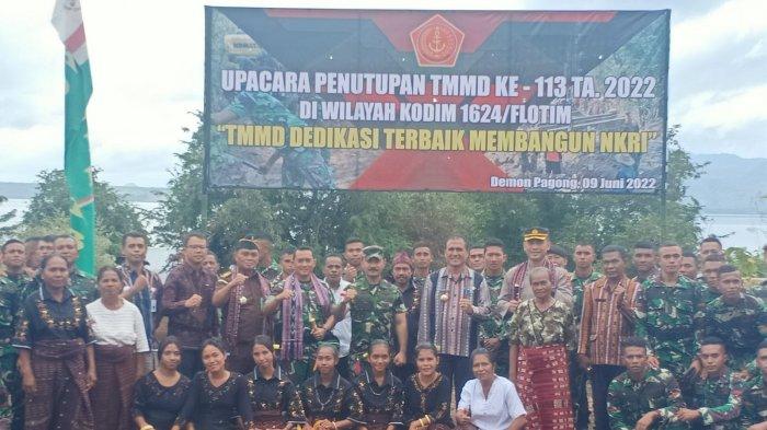 Hadiri Penutupan TMDD Kodim Flotim, Penjabat Bupati Flores Timur: Terima Kasih TNI ...