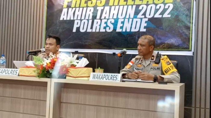 Kasus Tindak Pidana di Ende Naik Signifikan Pada Tahun 2022 - Tribunflores.com