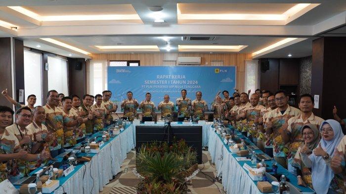 PLN UIP Nusra Gelar Rapat Kerja Semester I 2024, Fokus Perencanaan Proyek - Tribunflores.com