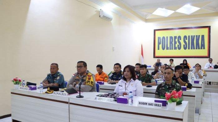 Polres Sikka Gelar Rakor Lintas Sektoral Dalam Rangka Operasi Ketupat
