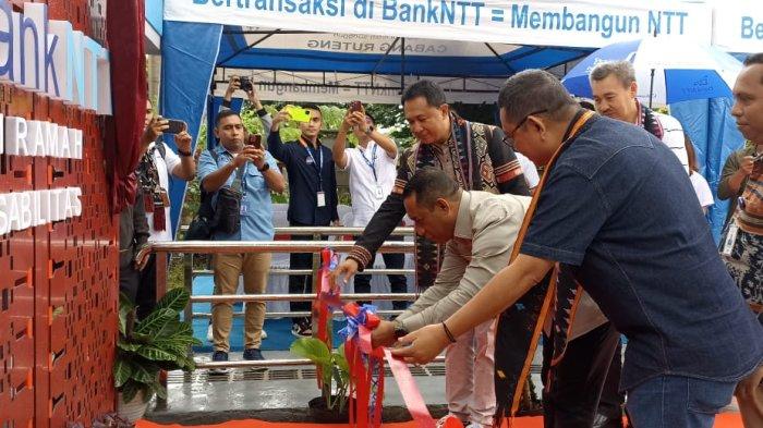 Bupati Hery Nabit Resmikan ATM Bank NTT Ramah Difabel, Dirut Harry ...