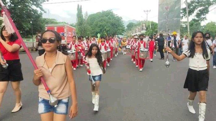 Momen HUT SDK Maria Ferrari Maumere, Siswa, Orang Tua dan Alumni Gelar ...