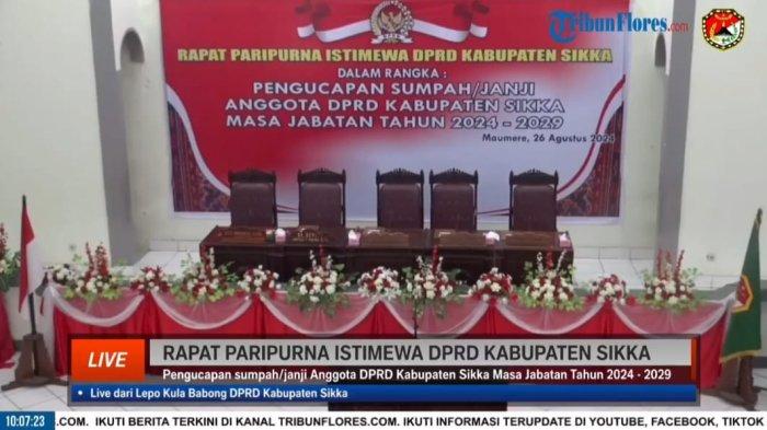 Sebanyak 35 Anggota DPRD Sikka Kabupaten Sikka Periode 2024-2029 ...