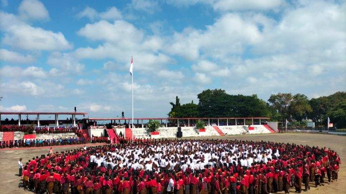 5000 Pelajar di Kabupaten Ende Menari Gawi Massal, Peserta Tarian ...