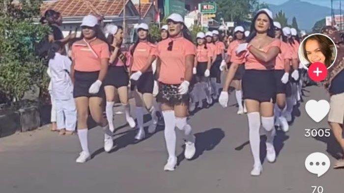 Video Viral, Penampilan Perwakas Sikka dalam Lomba Gerak Jalan di ...