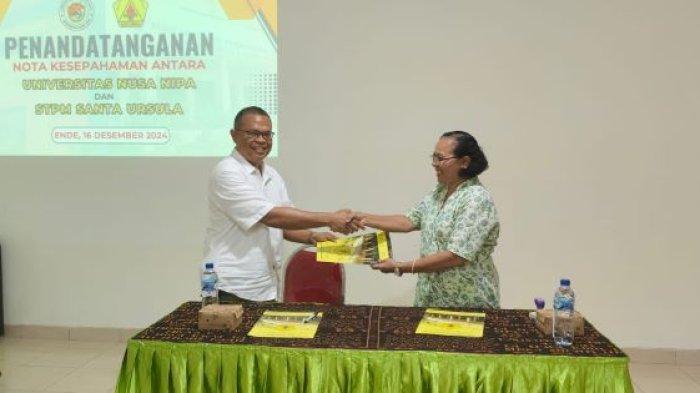 Universitas Nusa Nipa dan STPM Santa Ursula Ende Teken MoU Tri Dharma Perguruan Tinggi ...