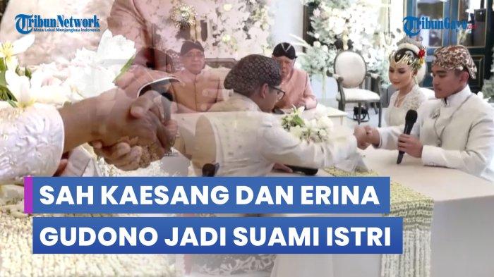 Alhamdulillah, Sah Kaesang Pangarep dan Erina Gudono Jadi Suami Istri - tribungayo.com