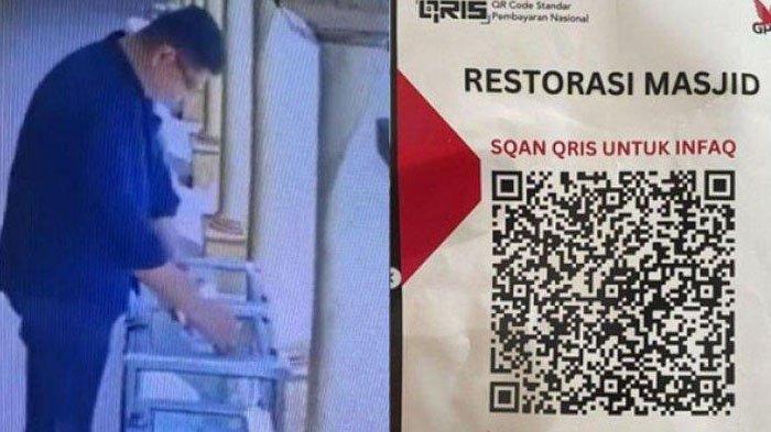 Hati-hati! Stiker Barcode QRIS Palsu di Kotak Amal Bertuliskan ...