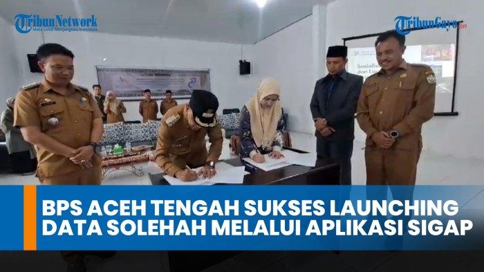 Video BPS Aceh Tengah Sukses Launching Data Solehah Melalui Aplikasi Sigap - tribungayo.com