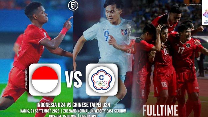Chinese Taipei Taklukan Timnas Indonesia di Laga Kedua Asian Games 2023, Garuda Muda Harus ...
