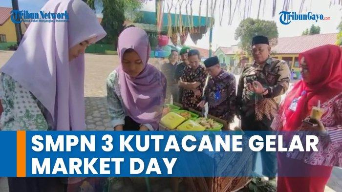 Video Camat Lawe Bulan Launching Market Day di SMPN 3 Kutacane ...