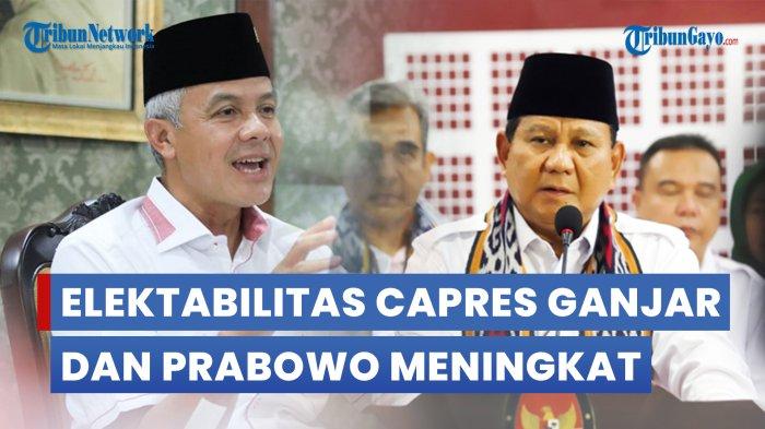 Elektabilitas Capres, Ganjar dan Prabowo Meningkat - tribungayo.com