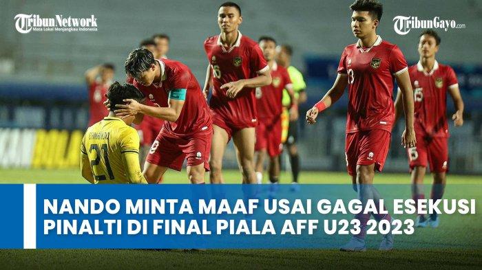 Ernando Ari Minta Maaf Usai Gagal Esekusi Pinalti di Final Piala AFF U23 2023 - tribungayo.com